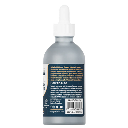 🌊 Baja Gold Liquid Ocean Minerals – BarbaraOneill.com